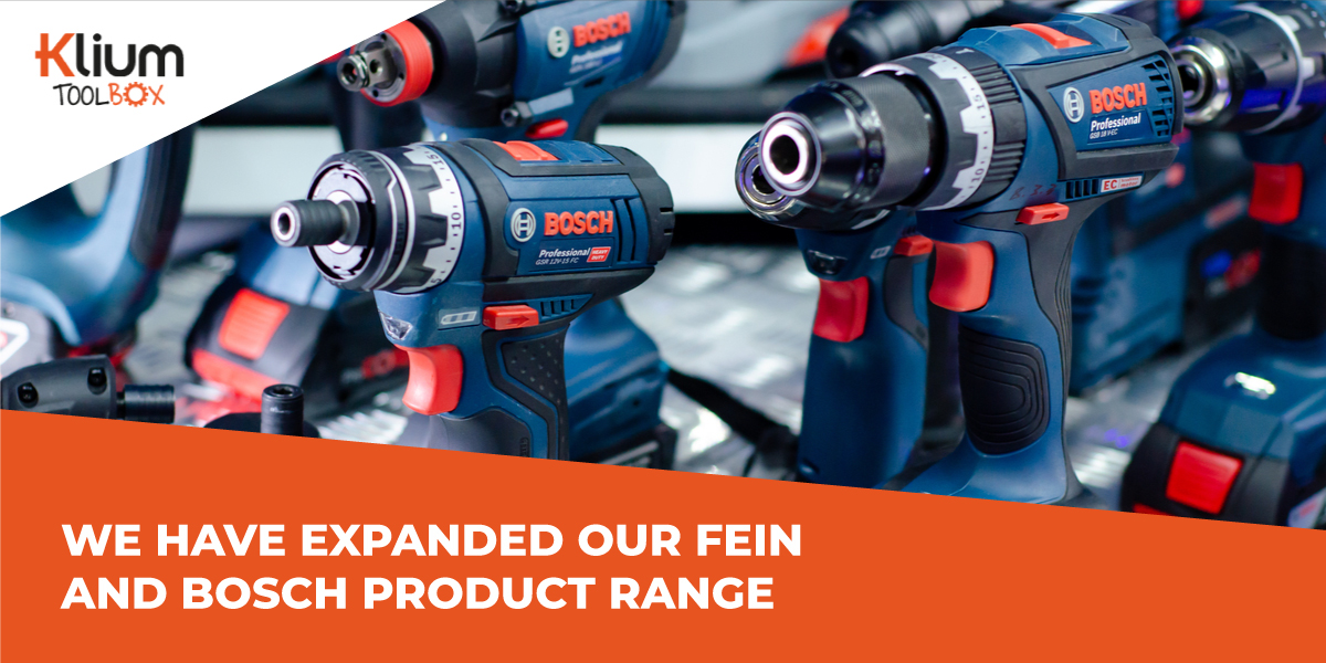 New products from Bosch and Fein at Klium, because for many ...